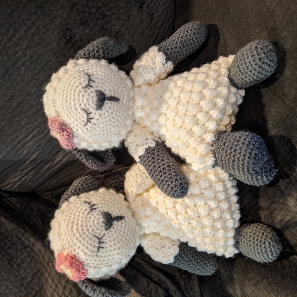Crochet Lamb PDF Instant Downloadable Pattern Sleepy - Etsy