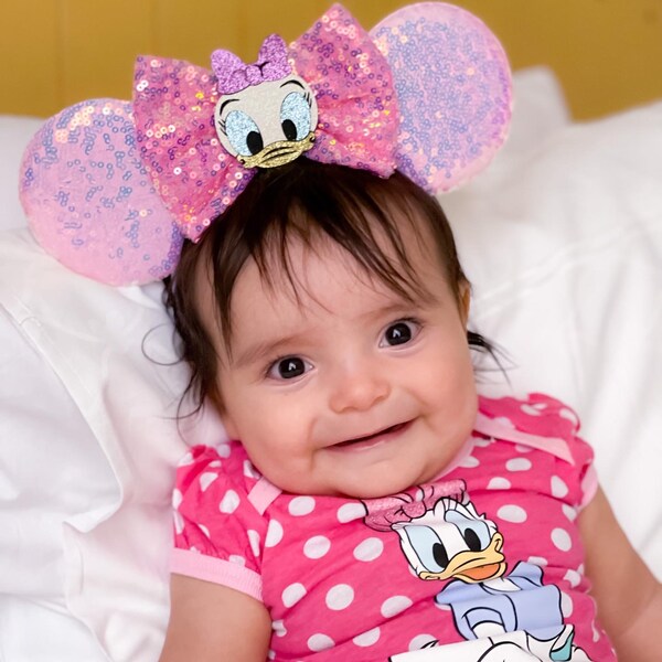 Daisy Duck Ears, Disney Daisy Duck Minnie Mouse Ears, Disney Ears ...