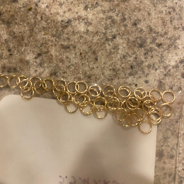 18 Gauge Sterling Silver Jump Rings - Saw Cut - Etsy