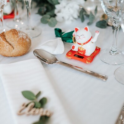 Set of 10 Wedding Favor Bags. White Linen Favor Bags, Linen Gift Bags ...