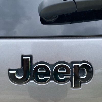 Holographic Crystal Jeep Emblem Sticker Decal, Wrangler JK, TJ, JL ...