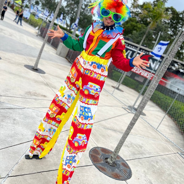 Cute Harlequin Stilt Costume - Etsy