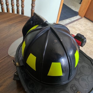 Reflective Fluorescent Yellow Rank Bugles Fire Helmet | Etsy