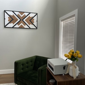 Mountain Sun Geometric Wood Wall Art Wooden Wall Art - Etsy