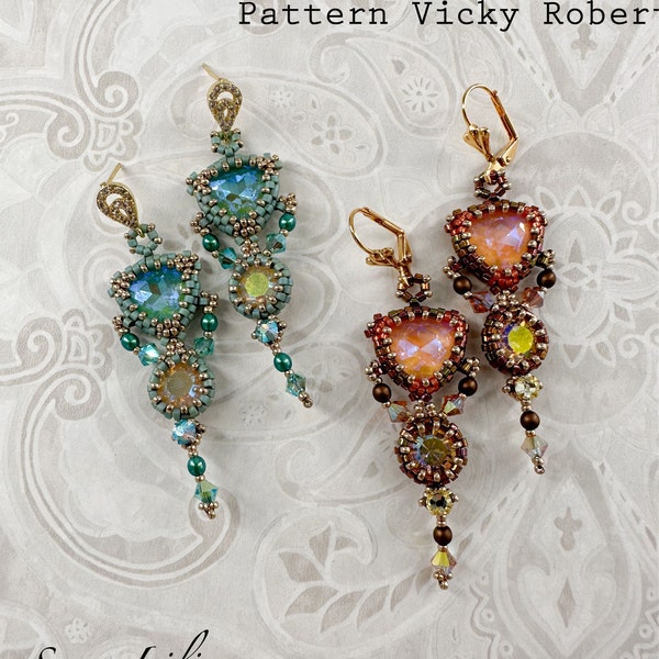 Tutorial 'medieval Queen' Bangle Beading Pattern. Digital Download. PDF ...