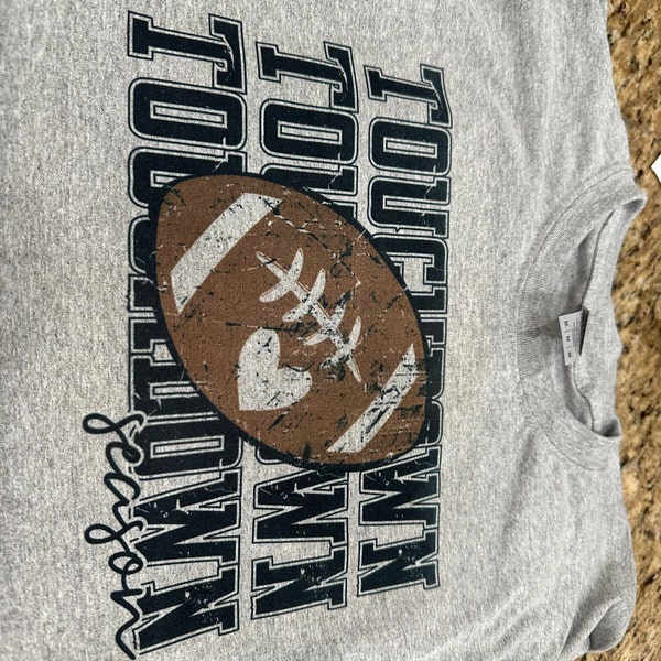 Touchdown Png, Touchdown Season Png, Distressed Football Png Shirt ...