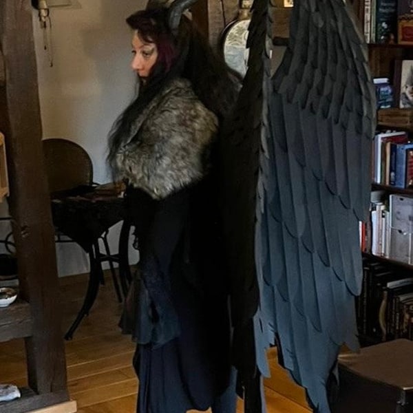 Black Angel Wings Carnival Costume Maleficent Wings Wings Photo Prop
