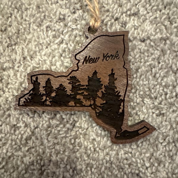 Alaska Ornament State Shape | AK Trees Ornament | Alaska State Outline ...