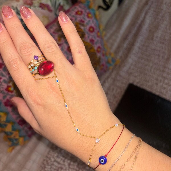 Teardrop Evil Eye Pendant With Ocean Blue Glass Evil Eye Tiny Teardrop ...