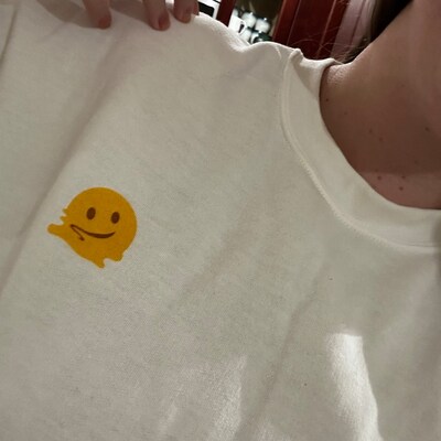 Melting Smiley Face Crew, Everything is Fine Sweatshirt, Melted Smiley Face Shirt, Smiley Face ...