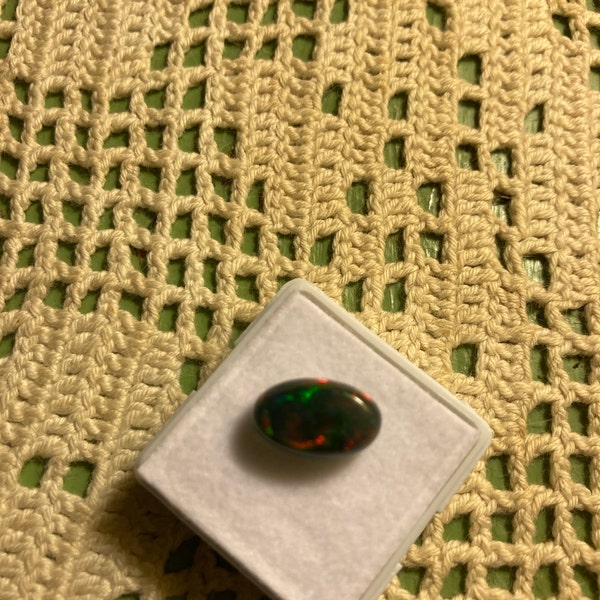 Rare Galaxy Fire AAA++ Quality Natural Ethiopian Opal Oval Shape Cabochon,2.80 Cts Opal for ...