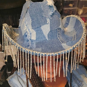 Rodeo Queen Beaded Fringe Cowboy Hat Red Stetson Hat Festival Hat ...