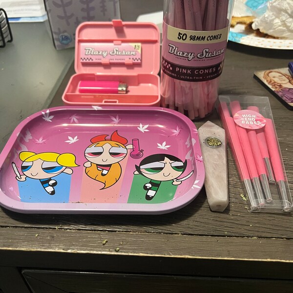 Scream Smoke Kit Rolling Tray Pre Rolled Cones Grinder Cigarette Case ...