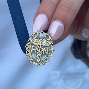 Gold Nursing Pin for the Pinning Ceremony Student Nurse Graduation ...