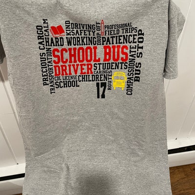 School Bus Driver Svg Word Art Svg Dxf Eps Png Cut File Subway Art ...