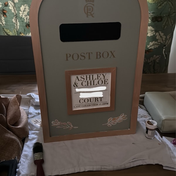 Diy Vinyls - Post Box, Box Sign, Wedding Sign, Personalised Wedding ...