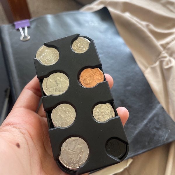 Custom COIN MATE Case Organizer Change Holder Slots for U S Dimes ...