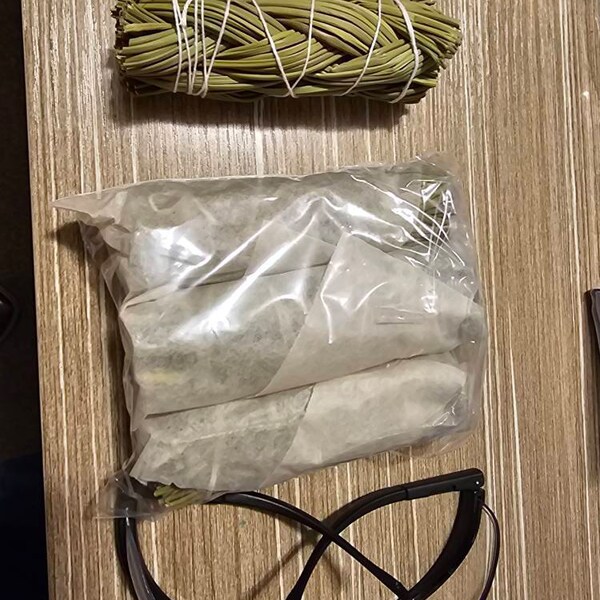 Sage and Sweetgrass Braid Smudging Wand for Attracting Good Energy - Etsy