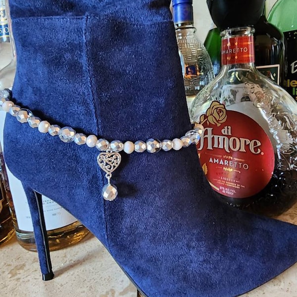 Cow Head Boot Chain Bling for Cowboy Boots Rhinestone and Crystal ...