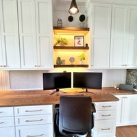 Floating LED Shelves, Hidden Bracket, 3000k, Kitchen Shelving, FREE ...