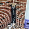 Welcome Sign, Stained Welcome Sign, Porch Sign, Porch Welcome Sign ...