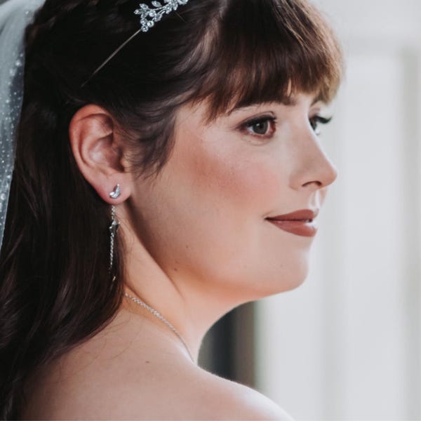 First Communion Veil With Pearls Trim Handmade Communion Veil Holy ...