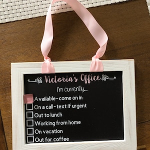 Shared Office Door Signoffice Sign for Two Peopleco-workers - Etsy