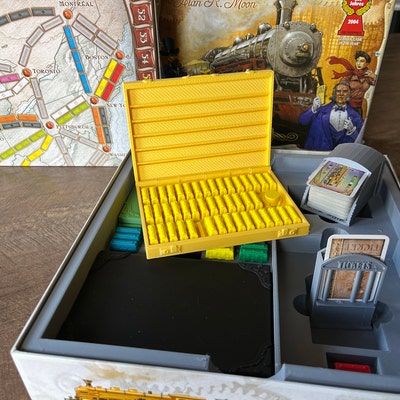 Ticket to Ride Box Insert - Etsy