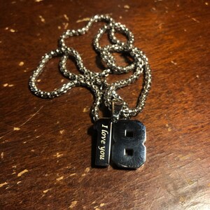 Number Pendant Black - Etsy