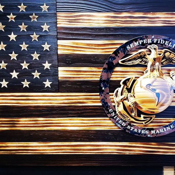 USMC Enlisted Tan Steel Sign (MCEN-TAN19) - Etsy