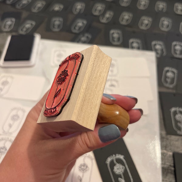 Large Custom Stamp Logo, Custom Stamp Large, Custom Rubber Stamp Small ...