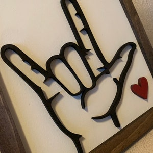 Valentine Decor Sign, Love Sign Language, I Love You Sign, Sign ...