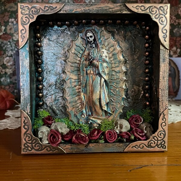 Our Lady of Angels/ Grotto Shell Shrine/ Altar Shrine/angel Shrine ...