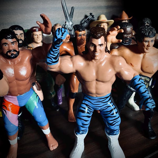 Dusty Rhodes WWF LJN Inspired XOX Custom Rubber Type Full Size 8 Figure ...