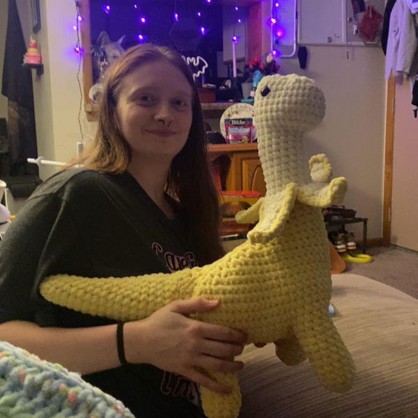 Bananasaurus and Baby Bananasaurus NO SEW Crochet Pattern Bundle - Etsy UK