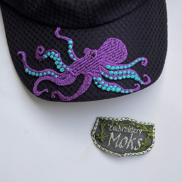 Moks491 Octopus Marine Embroidered Patch, Sea Sew on Patch - Etsy