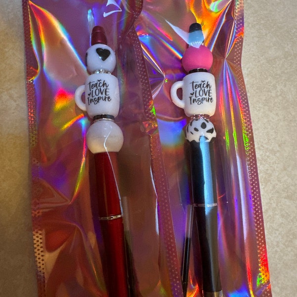 Bubble Tea Bead Pens | Donut Pens | Donut Gifts | Coffee Basket Filler ...