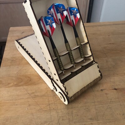 Darts Box SVG Vector File Laser Cutting Machines and Users Glowforge ...