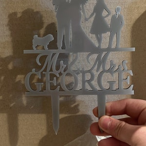 Pontoon Boat Cake Topper, Wedding Cake Topper, Cake Topper Weth Date ...