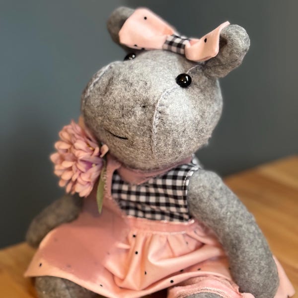 April Hare PDF Sewing Pattern Download - Button Jointed - 50cm/20" When ...