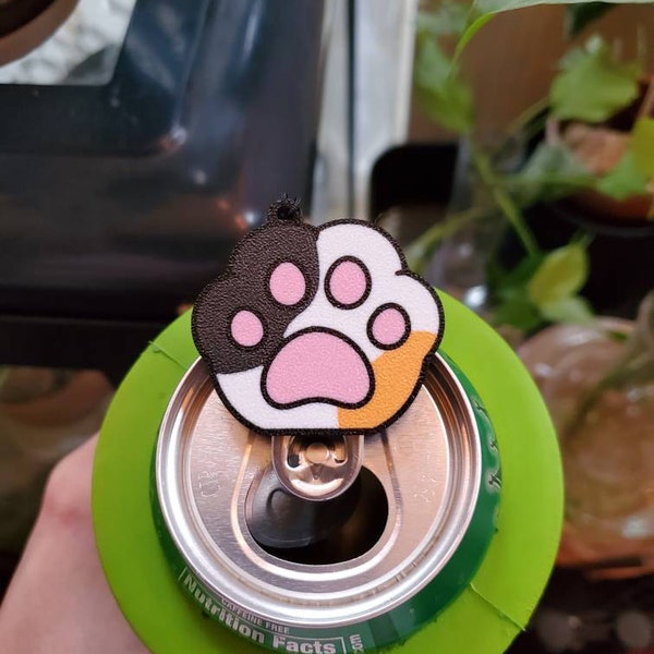 Tab Buddies Kitty Paw – Cute Soda Can Tab Opener Help for Kids, Long ...