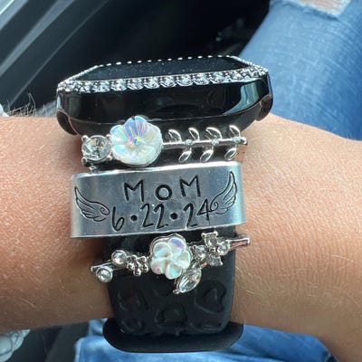 Music Watch Band Charm Personalized, Smart Watch Accessory, Custom ...