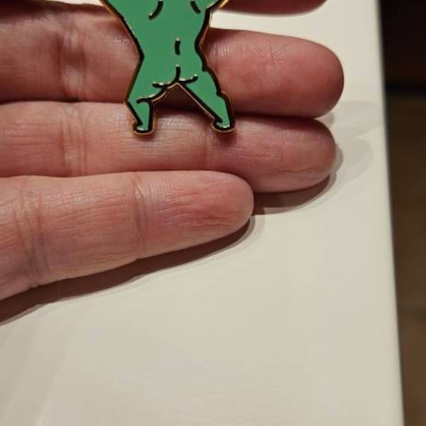 Leg Day Larry Buff Muscle Frog Hard Enamel Pin - Etsy