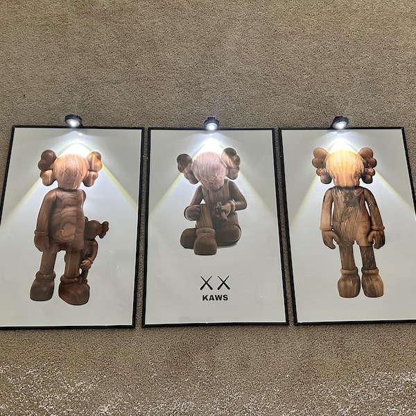Kaws Poster, Kaws Druck, Kaws Wandkunst, Bundle Kaws Poster Set von 10 ...