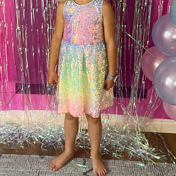 Sequin Party Dress, Birthday Girls Dress, Special Occasion Dress ...