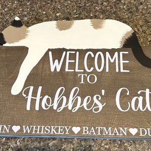 Funny Cat Sign, Cat Lovers Decor, Crazy Cat Lady, Funny Cat Quote, Wood ...