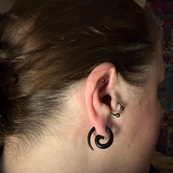 6 Steel Pinchers 0g 2g 4g 6g 8g 10g Horseshoes Talons Tapers Crescents ...