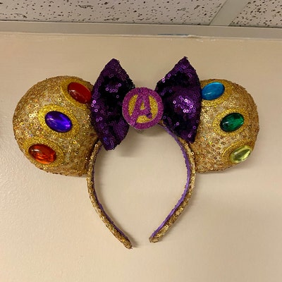 Avengers Infinity Gauntlet Inspired Thanos Mouse Ears - Etsy