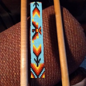Cherokee Pattern, Peyote Stitch Pattern, Bead Peyote Pattern 4 Colors ...