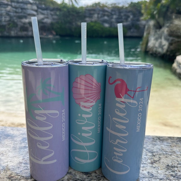 Custom Vacation Tumbler, Personalized Name Family Vacation Gift ...